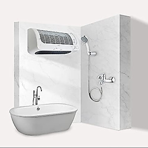 Outdoor Garden Heater 2100W Ceramic Space Heaters Electric Heater with Remote Control, Wall Mounted or Floor Standing, 7.5H Intelligent timing for Home, Office and Bedroom Patio He