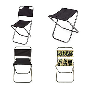 CHENGHUIXIN Folding Chair Portable Ultra Light Aluminum Alloy Back Fishing Chair Folding Stool Folding Chair Stool