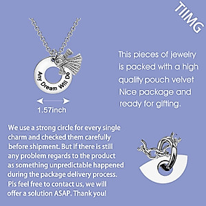 TIIMG Broadway Musical Theater Gift Musical Inspired Gift Musical Gift any dream will do (any dream will necklace)