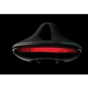 Selle Italia, ST 7 Vision Superflow, Saddle, 250 x 165mm, Unisex, 395g, Black/Hi-Viz (093L801MEC001)