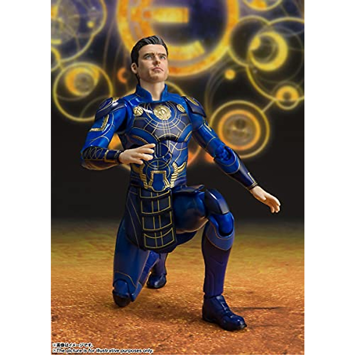Bandai Spirits S.H. Figuarts Marvel Eternal Ecaris, Approx. 5.9 inches (150 mm), PVC & ABS Painted Action Figure