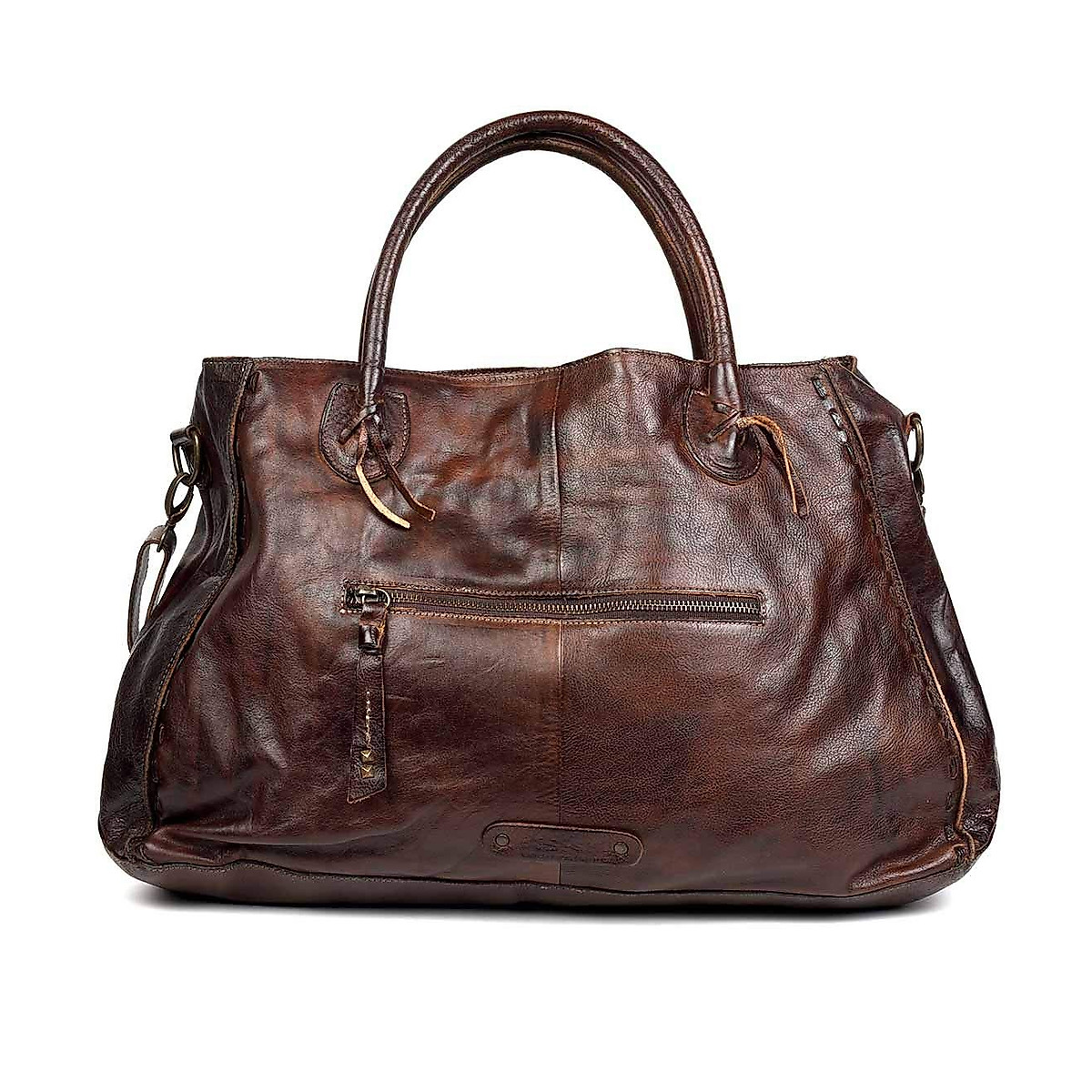 Bed|Stu Women’s Rockaway Leather Bag (Teak Rustic)