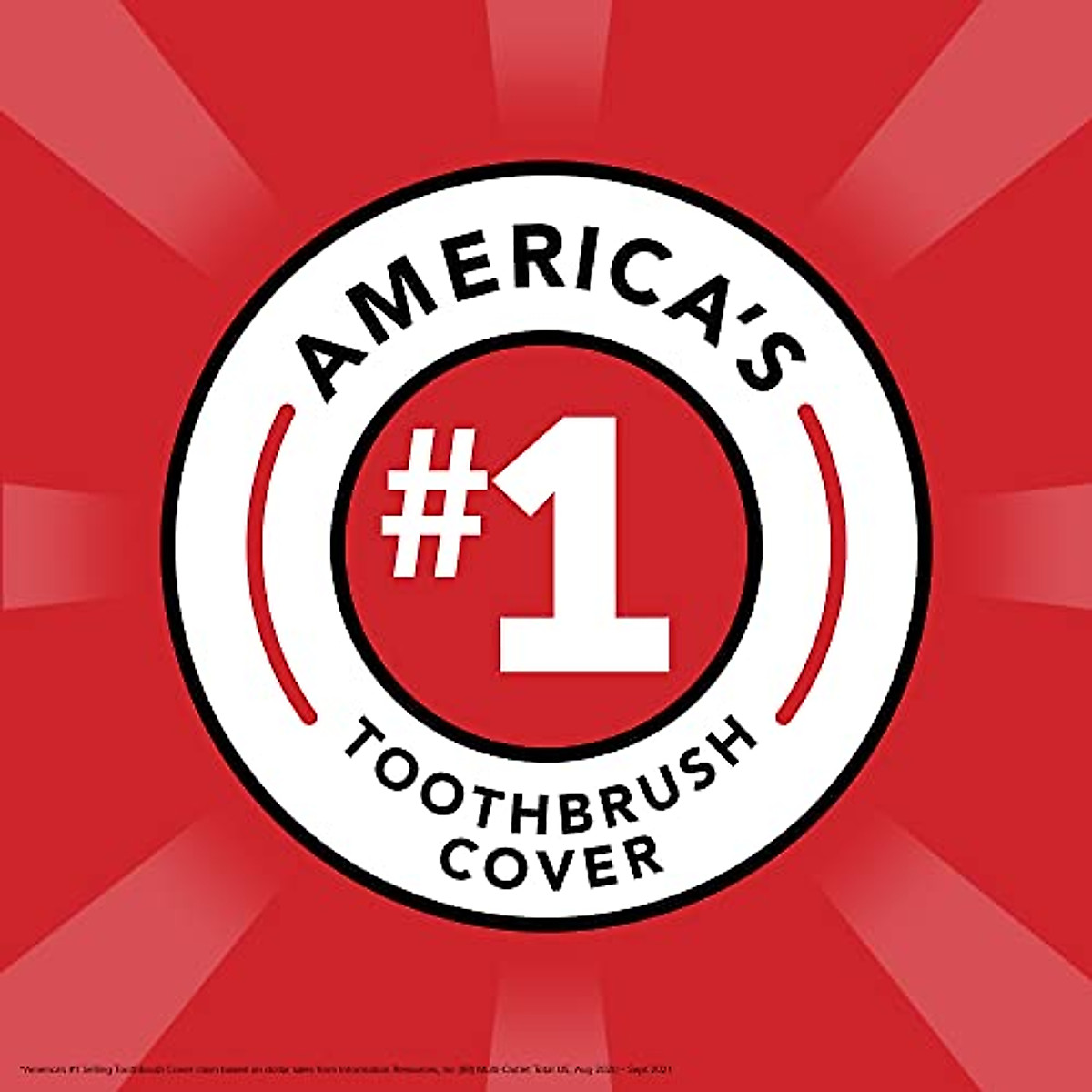 Steripod Clip-on Toothbrush Protector, Red/Orange, 2 Count, (Pack of 1)