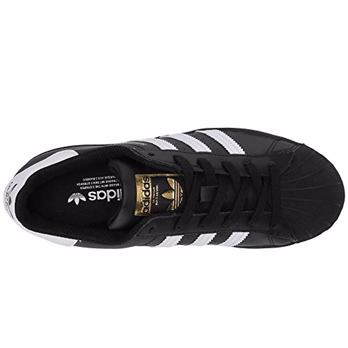 adidas Originals mens Superstar Deprecated Sneaker, Black/Black/Black, 9 US