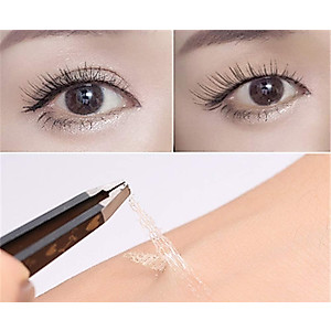 sheng'hang 200pair (400pcs) Non Sticky By a Box Makeup Breathable Lace Eyelid Tape - Big Eye Decoration Invisible Double Fold Eyelid Shadow Sticker Perfect for Hooded Droopy Uneven Mono-eyelids (B)
