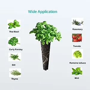 Reetsing 80 Pack Hydroponics Sponge,Replacementpre-Grow Sponges,Hydroponics Growing System Kit Compatible with Aerogarden sponges,Supplement pods for hydroponic Indoor Garden Growing System