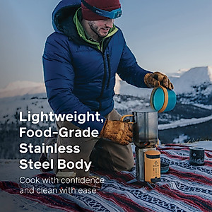 BioLite, CampStove KettlePot & Coffee Set, Stainless Steel Cookware Accessory for Camping & Outdoors