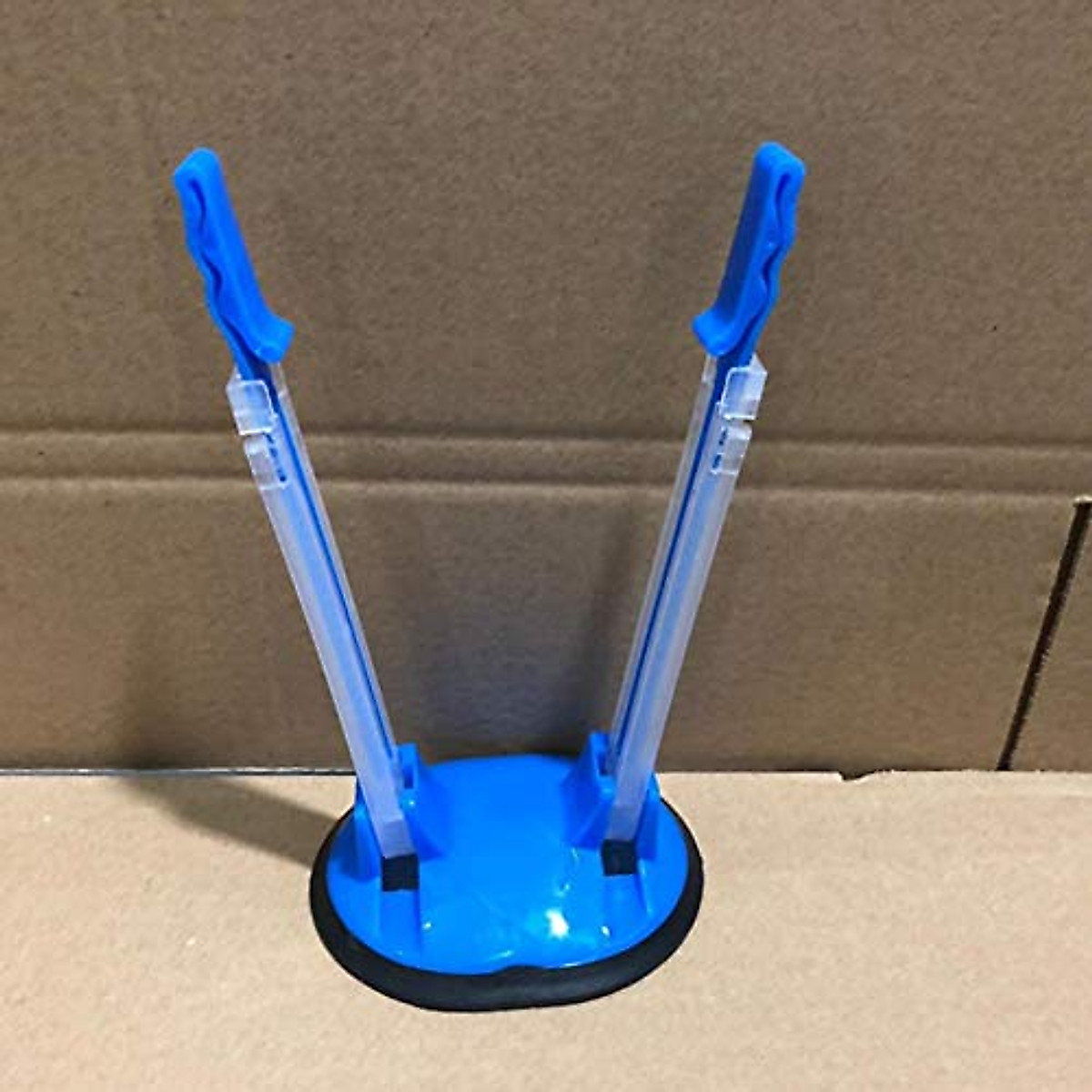 Baggy Rack Stands Storage Bag Opener Holder Adjustable Anti-slip Hands Free Clips for Food Storage Bags Plastic Freezer Bags Bag Holders (Blue)
