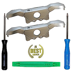 SOSS GAMING® 2023 Upgraded Bumpers Replacement Kit - Ultra Durable Version - Comes with T6 T8 Screwdriver Repair and Fix - For Xbox One Elite Series 1 Controllers - LB RB Button Triggers Parts