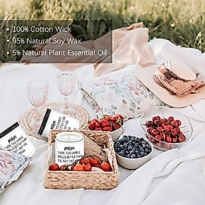 Mothers Day Mom Gifts from Daughter Son,Gifts for Mom,Mom Gift,Birthday Christmas Gifts for Mom Her Bonus Mom Mother,Best Candles Gifts for Women