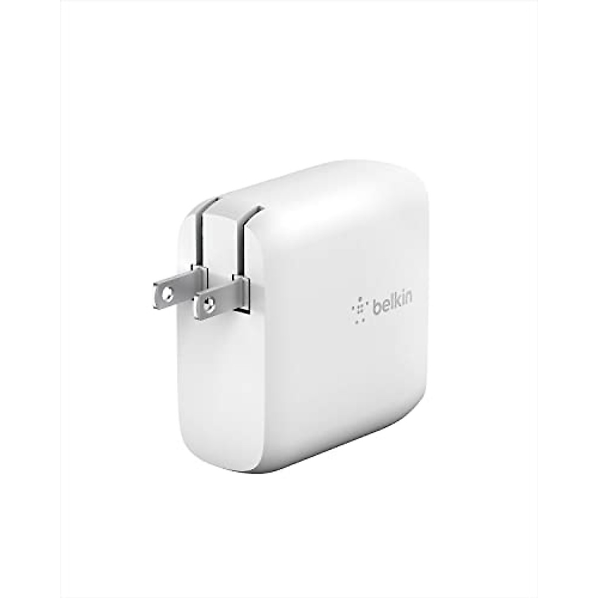 Belkin BoostCharge USB C 68W GaN Wall Charger with Dual Ports - iPhone Charger Fast Charging, Type C Charger, USB C Charger w/ PD for Samsung Galaxy, iPad Pro, Macbook Pro, Includes 2M USB C Cable