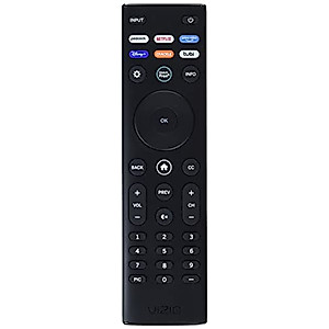 VIZIO Smart TV Remote XRT140R Universal Remote for VIZIO TV - VIZIO TV Remote Replacement, Bluetooth Remote & Smart Remote Control - Compatible with All SmartCast TV Models, Requires 2 AAA Batteries