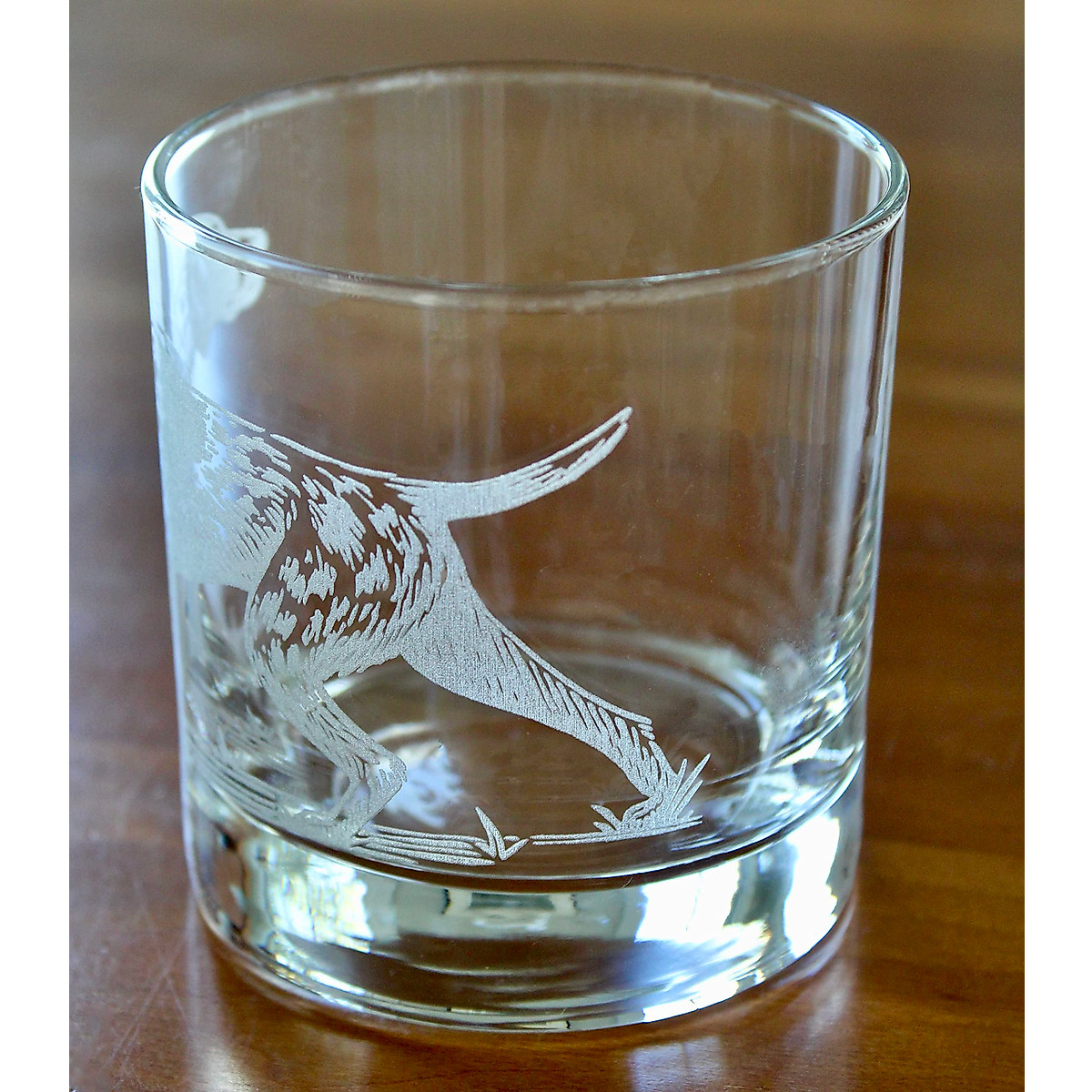 HullSpeed Designs German Shorthaired Pointer Engraved Rocks & Whiskey Glasses (Set of 2)
