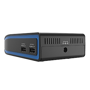 Smart Fast Battery Charger XTAR Over 4 Slim 12V 4.1A w/LCD Display for Rechargeable Batteries Li-ion/IMR/INR/ICR 18650 18700 20700 21700 22650 26650 (Black)