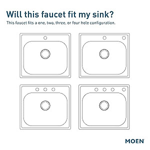 Moen 87014SRS Essie Pull-Down Sprayer Kitchen Faucet in Spot Resist Stainless with Soap Dispenser, Spot Resist Stainless