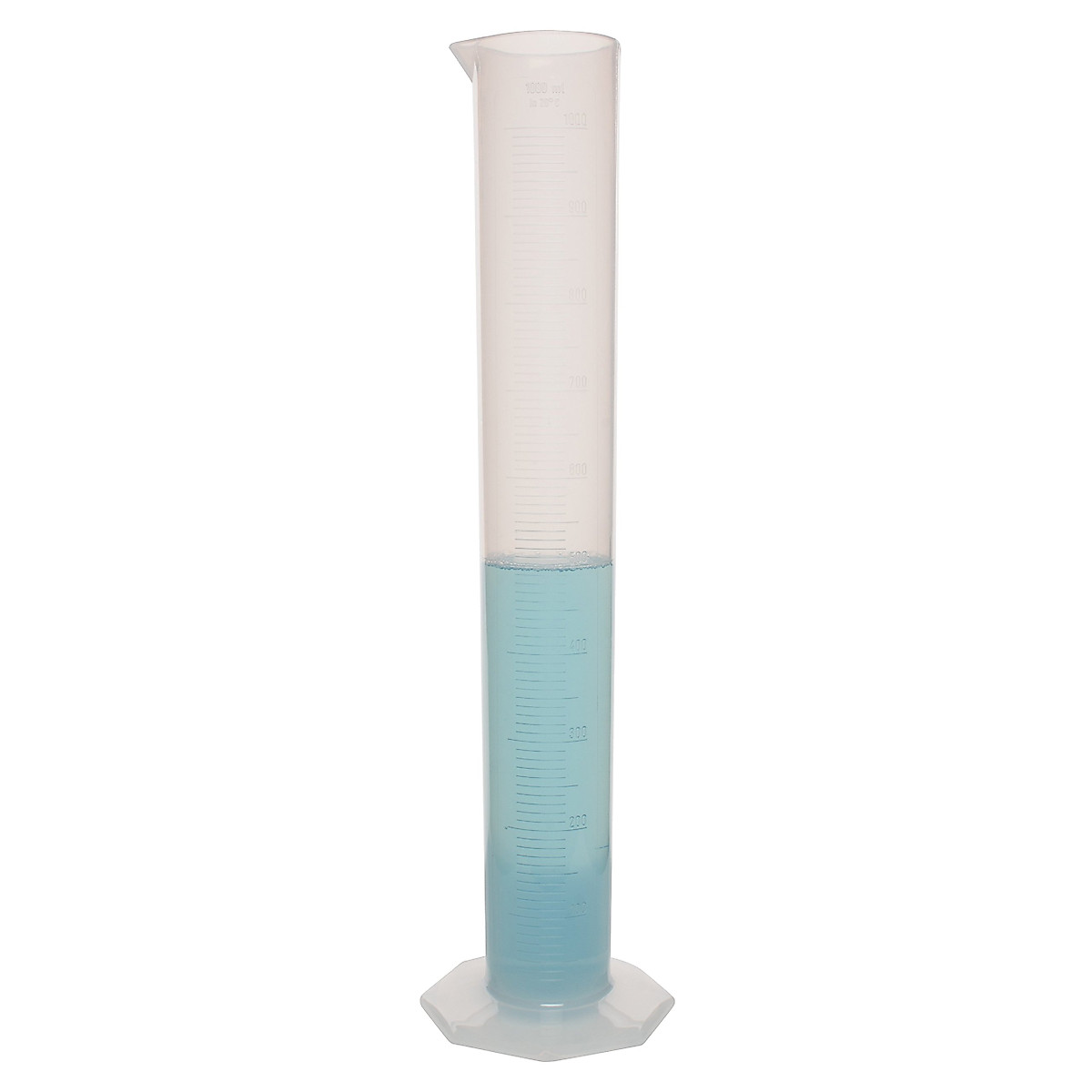 SP Bel-Art Single Scale 1000ml Polypropylene Graduated Cylinder; 10.0ml Graduation (F28458-0000)