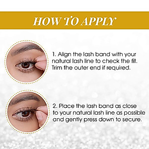 Ardell False Eyelashes Self-Adhesive Demi Wispies 4 pack