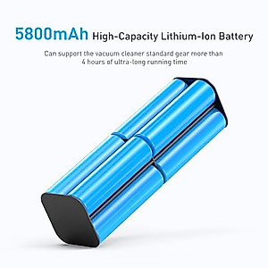 NASTIMA 14.4V 5800mAh Li-ion Battery Compatible with Eufy Robovac L70 Hybrid, T2190, T2190G21, Part Number INR18650 M26-4S2P, Vacuum Cleaners Battery with BMS