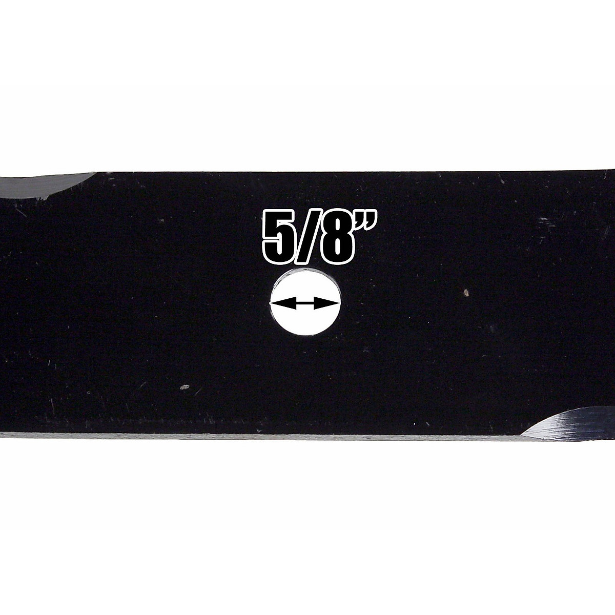 USA Mower Blades (3 MB061BP Toothed High-Lift for Ariens 04920600 Husqvarna 539101496 Length 16-1/4 in. Width 2-1/2 in. Thickness .204 in. Center Hole 5/8 in. 32 in. 48 in. Deck