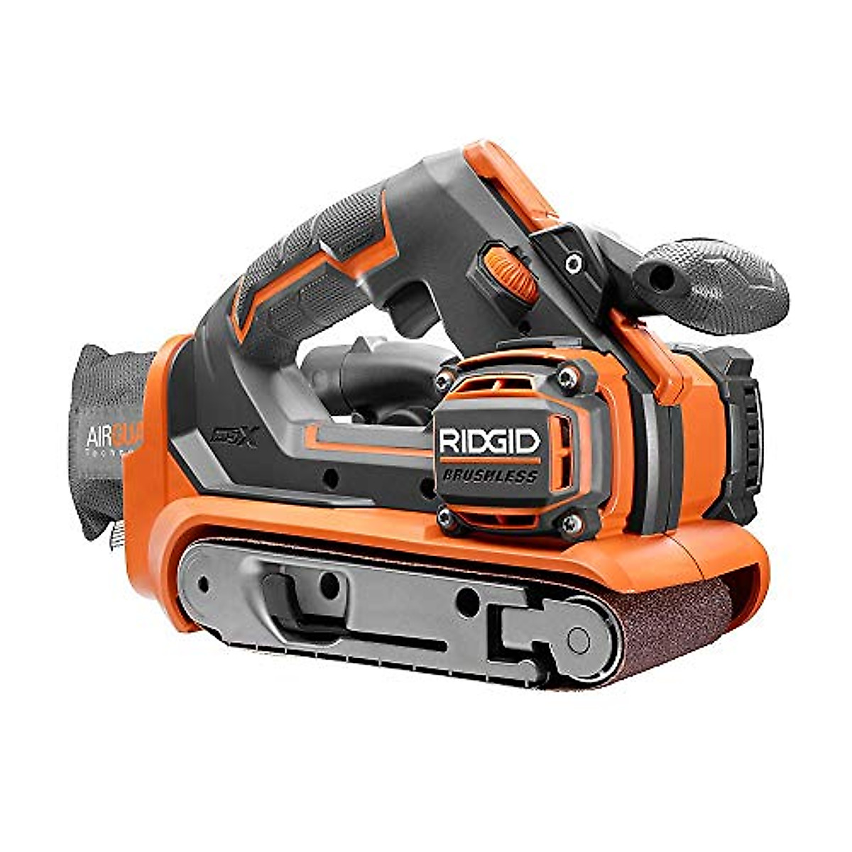 RIDGID 18-Volt GEN5X Cordless Brushless 3 in. x 18 in. Belt Sander (Tool-Only) with Dust Bag and (1) 80 Grit Sanding Bel (Renewed)