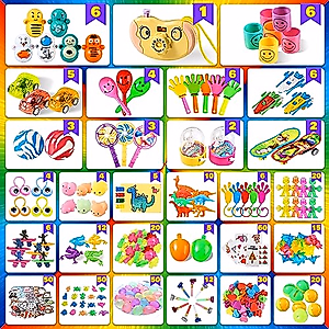 666PCS Party Favors for Kids, Treasure Box for School Classroom Prize Birthday Gift, Bulk Fidget Sensory Toys, Ideal Gift for Carnival Prizes Stocking Stuffers Pinata Filler,Goodie Bag Stuffers
