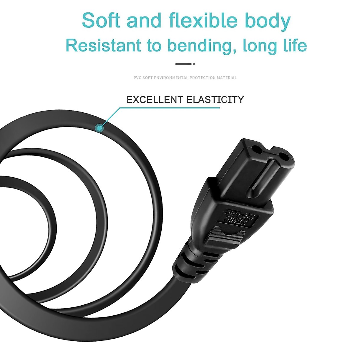 SLLEA 6ft AC Power Cord Cable Plug Compatible with Bose Acoustimass 3 6 9 10 15 25 Series IV Speaker System; Bose 3-2-1 321 GS Series II Powered Subwoofer