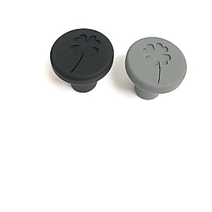 Silicone Wine Stoppers, JCSMARTEC Lucky Clover Design Set of 4 Beer Bottle Cover Caps Saver Sealer, Keep Fresh Tools for Wine Bottles Perfect Gifts for Friends (4)