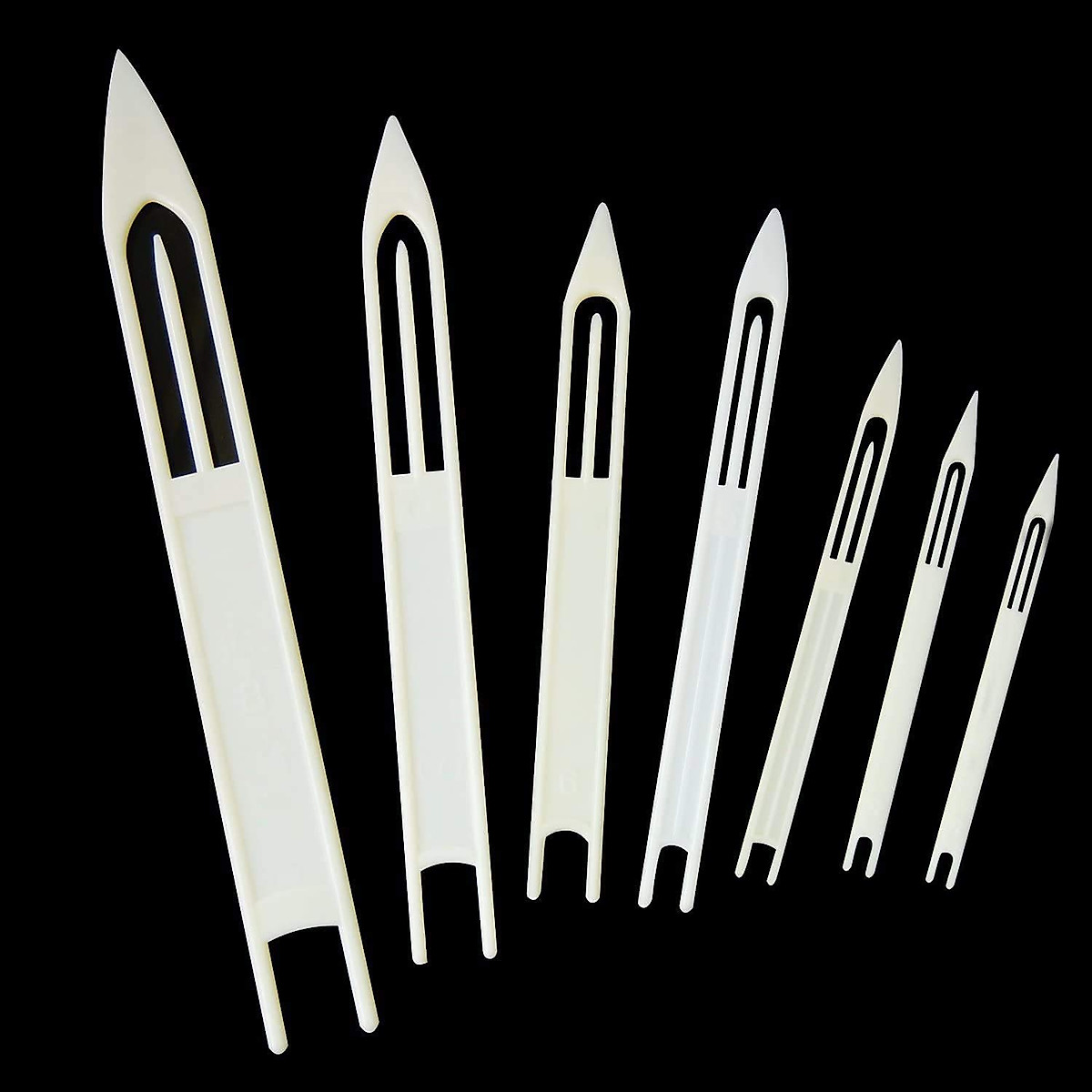 Fishing Netting Needle Shuttles Net Repair Needle Kit - 7/21pcs Cast Net Needles Fishing Net Sewing Needles Size 3 4 5 6 7 8 9