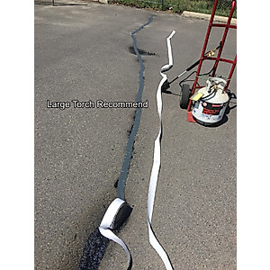 (615) EWT Premium Asphalt Tarmac Parking lot Joint and Crack Sealer Hot-Filler Repair Tape 50 FT Long (2 inchs x 50ft Tape)