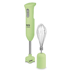 Tasty by Cuisinart Hand Blender, Green,2.5"(L) x 2.5"(W) x 15.71"(H)