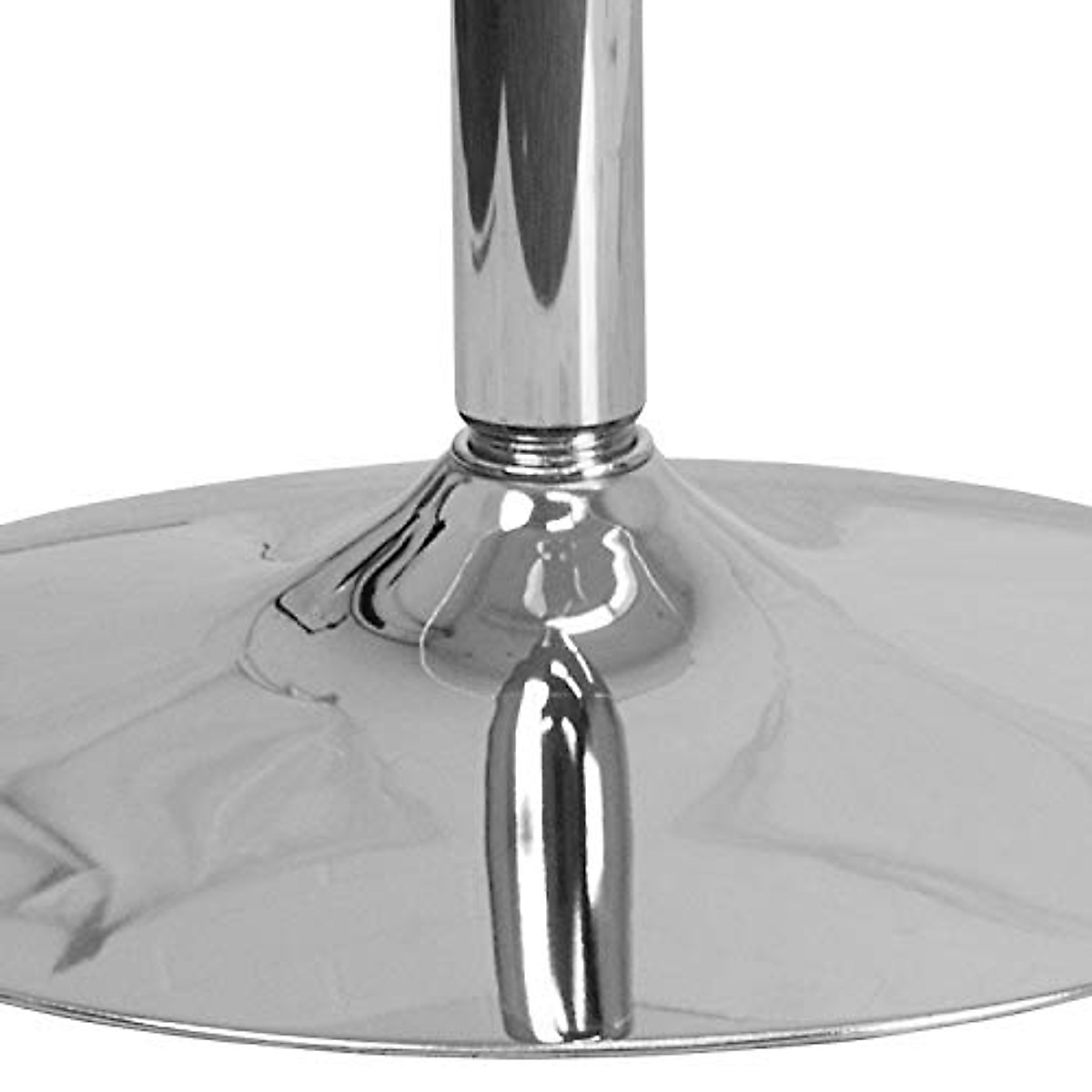Flash Furniture Hills 31.5'' Round Glass Table with 29''H Chrome Base