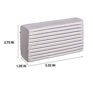 Super Sculpey Medium Gray, Premium, Non Toxic, Medium firmness, Sculpting Modeling Polymer clay, Oven Bake Clay, 1 pound bar. Great for all advanced sculptors, model makers and movie studios