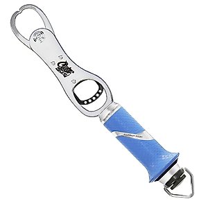 CUDA 11.5" Grip & Scale | Durable For Saltwater and Freshwater Use Up to 50 LBS Fish Scales with Non-Slip Scale Pattern Grip & Stainless Steel Jaws | Lanyard Included