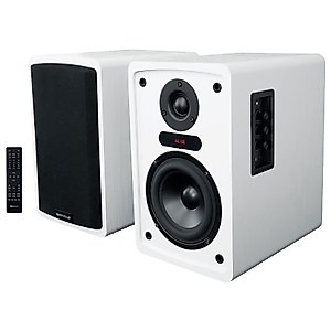 Rockville ELITE-5W White 800 wat Home Audio 5.25 inch Bluetooth Bookshelf Speakers