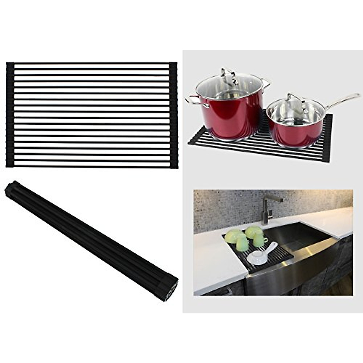 43 INCH (6040) Zero Radius Design 16 Gauge Topmount Drop In Over the Counter Large Double Bowl 5050 Stainless Steel Kitchen Sink Premium Package 43 INCH (6040) KKR-FT4321-6040