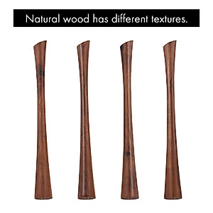 KES Wood Paper Towel Holder Countertop Black Walnut Paper Towel Holders with Marble Base for Standard or Jumbo-Sized Rolls, KPH801B