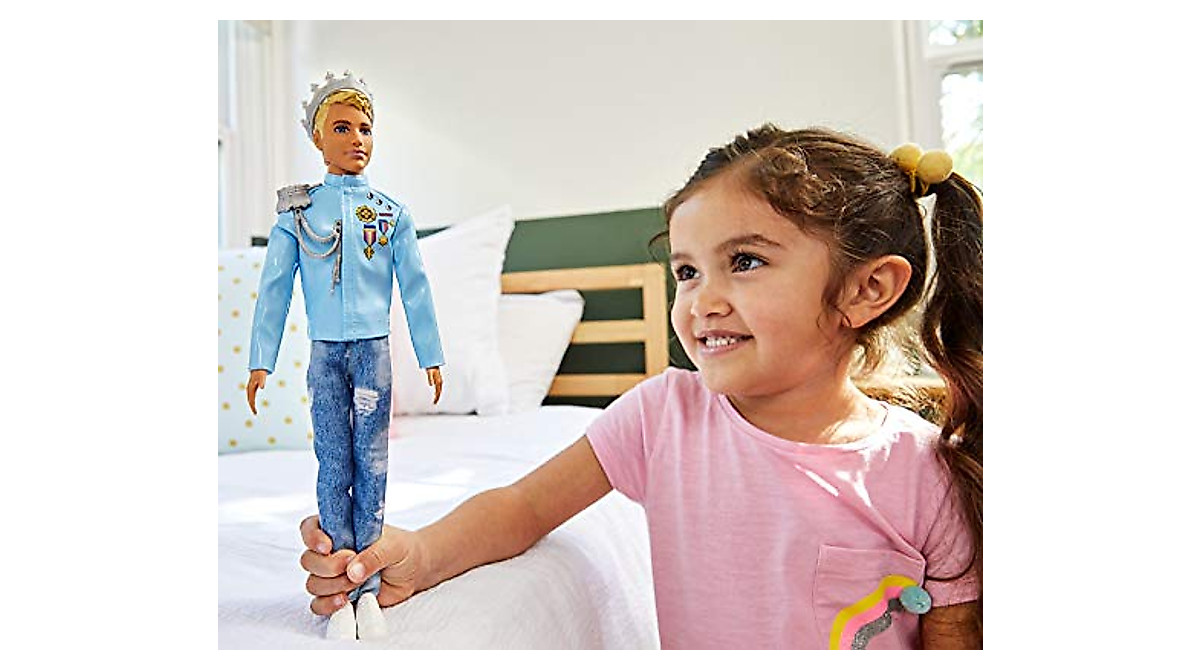 Barbie Princess Adventure Prince Ken Doll - Royal Play for Kids 3-7