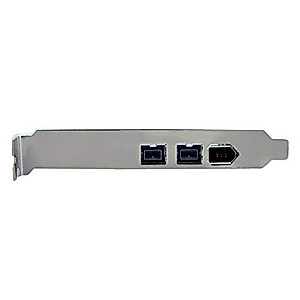 StarTech.com 3 Port 2b 1a 1394 PCI Express FireWire Card Adapter - 1394 FW PCIe FireWire 800 / 400 Card , TAA (PEX1394B3)