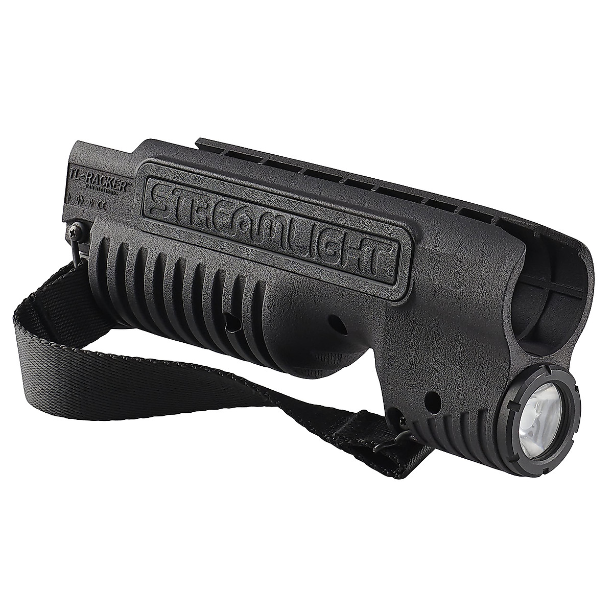Streamlight 69602 TL-Racker 1000 Lumen Forend Light for Mossberg 590 Shockwave with Strap and CR123A Lithium Batteries, Black