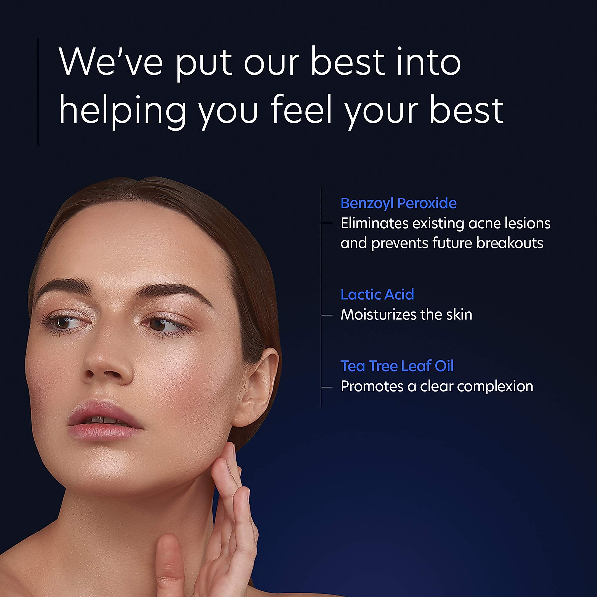 PCA SKIN Acne Treatment Cream for Face - Fast-Acting Daily Facial Spot Treatment with 5% Benzoyl Peroxide & Hydrating Lactic Acid for Acne-Prone Skin (0.5 oz)