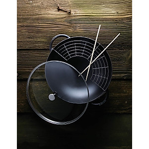 Staub USA FBA_1313923 Woks, 37 cm, Matte Black