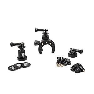 Mob Armor Action Camera Bundle - Content Creator Essentials for Camera Car Mount, Camera Holder for Road Adventures, Action Camera Accessories (Claw, Magnetic Mounts & Steel Discs w/Nylon Case)