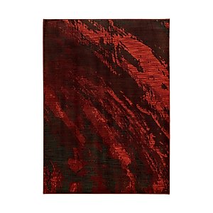 Christopher Knight Home Graves 5'3" by 7'6" Abstract Indoor Rug, Red/Gray
