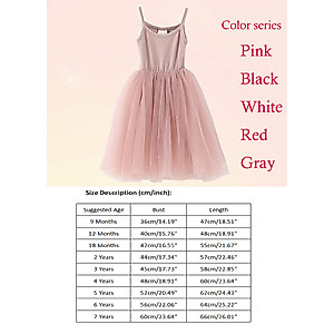 BTGIXSF Baby Girls Tutu Dress Toddler Sleeveless Tulle Dress Princess Infant Party Dresses 1580 Red 4T