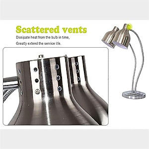 Food Warming Lamp Food Heating Lamp Food Warming Lamp Commercial Food Heat Lamp Food Warmer Portable Food Warmer for Restaurant Buffet,