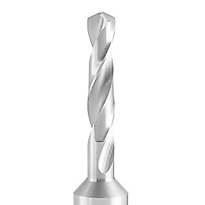 Accusize Industrial Tools 3/8" Inch Dia of Drill H.S.S. Fully Ground Drill with 3/4 Inch Weldon Shank, 2 Inch Cutting Depth, 0519-2038