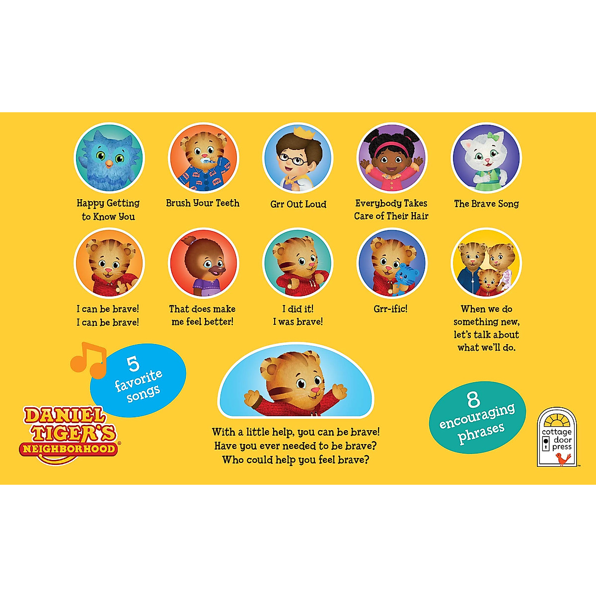 Daniel Tiger Big Book of Firsts for Toddlers: Let's Try New Things Together Includes Stories & Songs about the First Day of School, First Haircut, First Dentist Visit, and More! ()