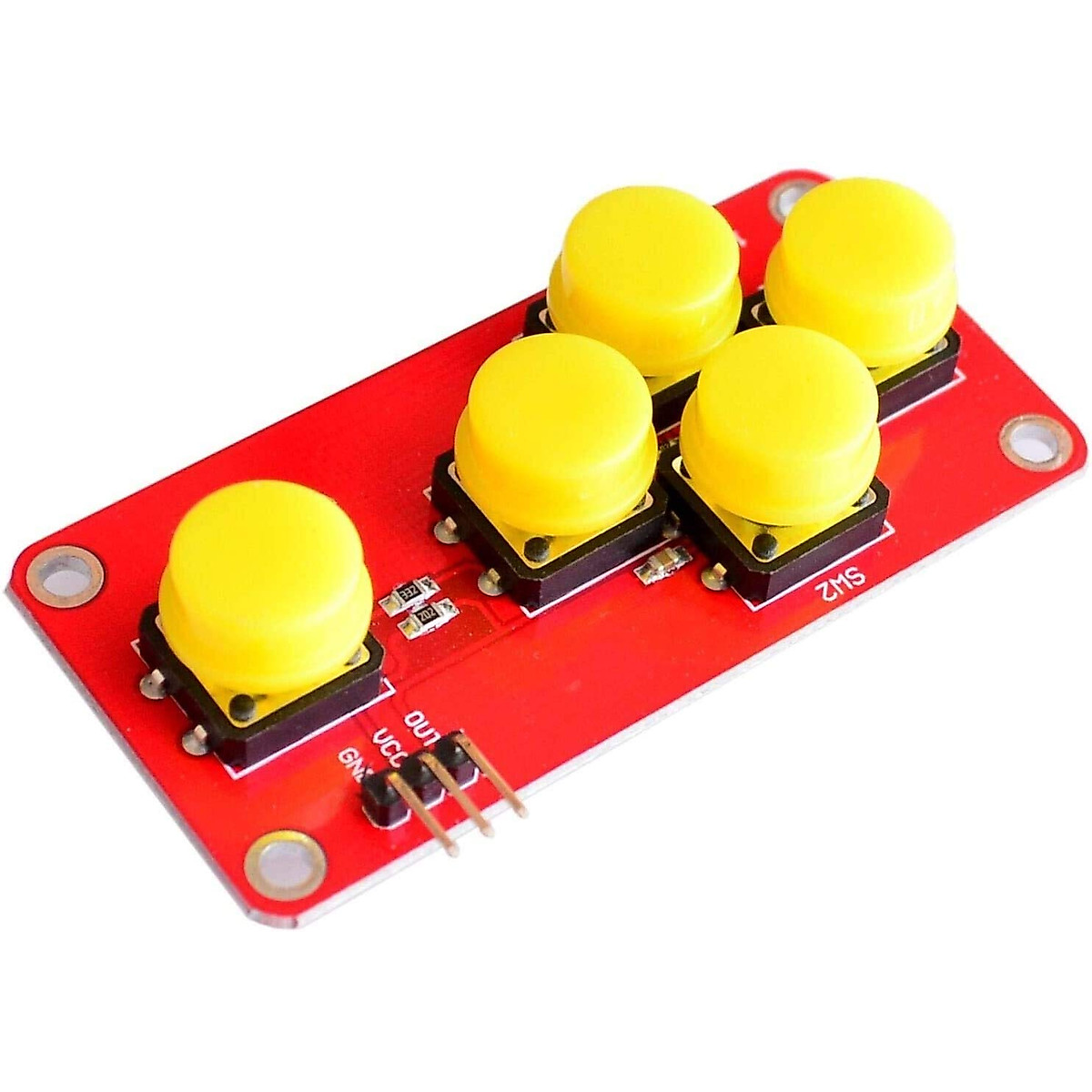 ZYM119 AD Keyboard Simulate Five Key Module Analog Button for Sensor Expansion Board Circuit Board