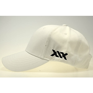 MUNULA Oversize Baseball Cap XXL Big Head Hats for Men Large Embroidery Hats Dad Hat Adjustable 23.6"-26.8" (White)