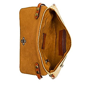 Patricia Nash Caprina Clutch Crossbody - Natural Diamond Weave